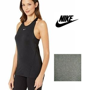 Nike | Tops | Nike Razor Back Drifit Tank Top Grey | Poshmark